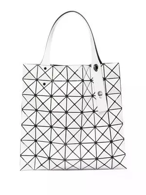 Issey Miyake Prism Geometric-pattern Tote Bag - White