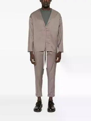 HAMZA Cuffed-hem Trousers