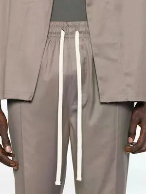 HAMZA Cuffed-hem Trousers