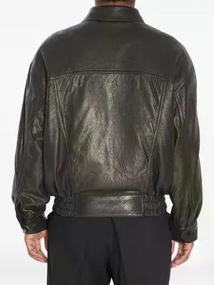 Saint Laurent Leather Flap-pocket Jacket