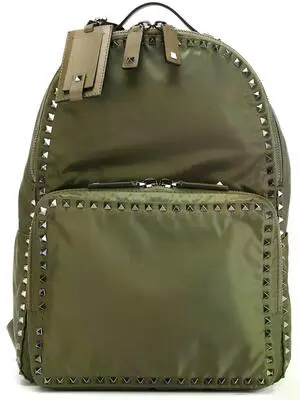 Valentino Garavani Rockstud Backpack - Green