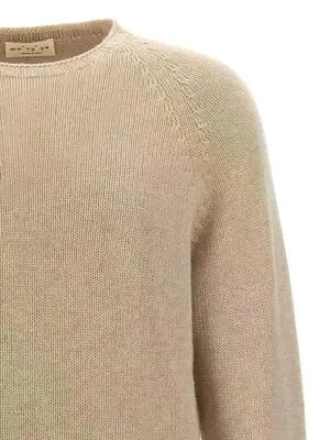 MA'RY'YA Raglan-sleeve Wool Sweater - Neutrals