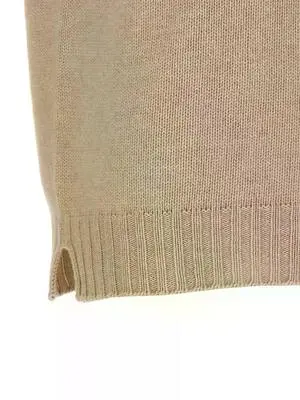 MA'RY'YA Raglan-sleeve Wool Sweater - Neutrals