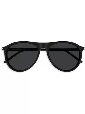Saint Laurent Pilot-frame Sunglasses - Black