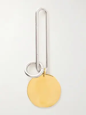 JIL SANDER And Gold-tone Bag Charm - Silver