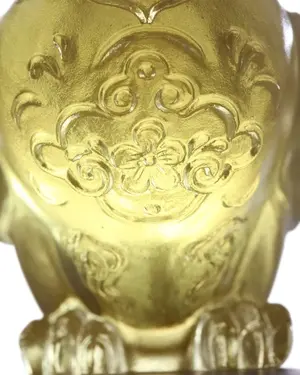 LIULI Ruyi's Twelve Blessings First Light Champion Zodiac Crystal Figurine