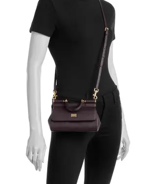 Dolce & Gabbana My Sicily Top Handle Bag - Wine