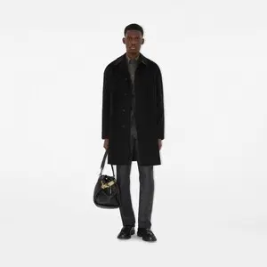 Burberry Mid-length Cashmere Car Coat - Black