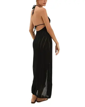 VIX PAULA HERMANNY Knit Halter Cover-up