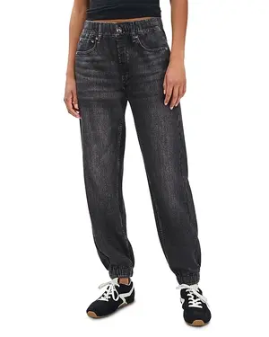 Rag & Bone Miramar Terry Jogger Pants - Faded Black