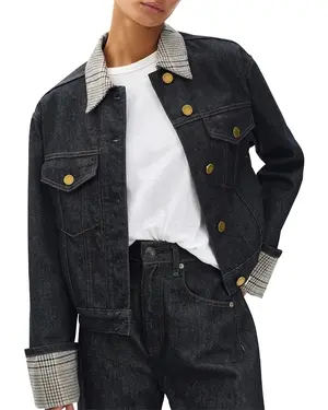 Rag & Bone Harriet Denim Trucker Jacket - Twrco