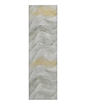 DALYN RUG COMPANY Dalyn Pacifica Pa3 Runner Area Rug, 2'3 X 7'6 Silver
