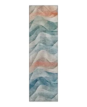 DALYN RUG COMPANY Dalyn Pacifica Pa3 Runner Area Rug, 2'3 X 7'6 Teal