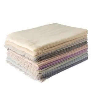 CECCHI E CECCHI Abella Cashmere Throw Blanket - Beige