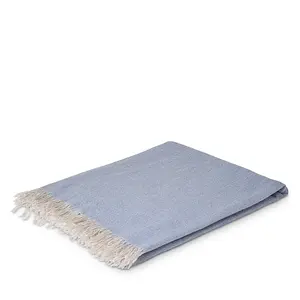 CECCHI E CECCHI Abella Cashmere Throw Blanket - Electric Blue