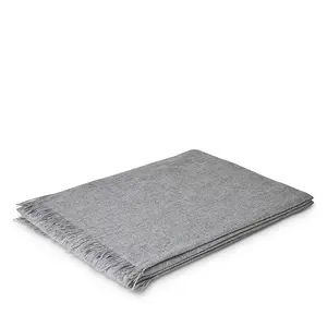 CECCHI E CECCHI Abella Cashmere Throw Blanket - Grey