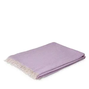 CECCHI E CECCHI Abella Cashmere Throw Blanket - Lilac