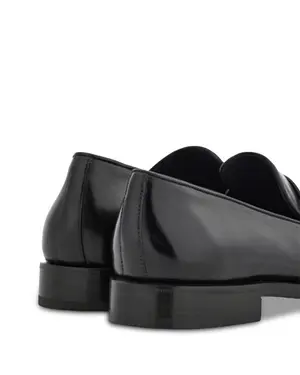 FERRAGAMO Tramezza Penny Loafers - Midnight