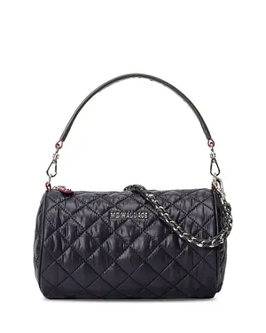 Mz Wallace Crosby Barrel Crossbody - Black
