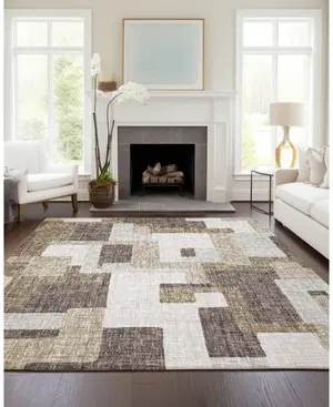DALYN RUG COMPANY Dalyn Portico Washable Po3 Area Rug, 8' X 10