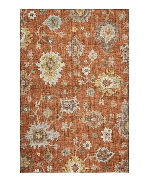 DALYN RUG COMPANY Dalyn Portico Washable Po6 Area Rug, 2'6 X 3'10 Paprika
