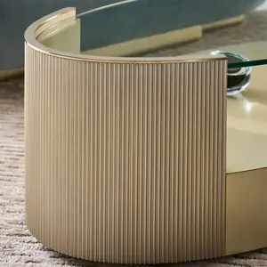 CARACOLE Love Oval Cocktail Table - Oracle