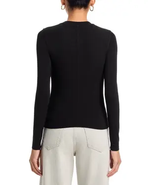 FRAME The Long Sleeve Rib Tee