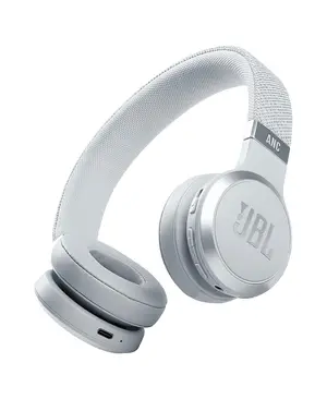 JBL Live 460nc Bluetooth On Ear Headphones - White