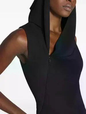 MUGLER Hooded Maxi Dress