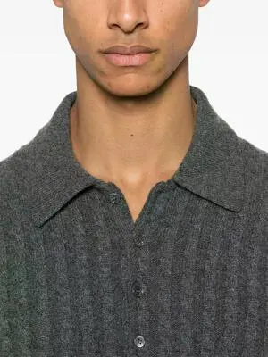 Thom Browne 4-bar Cashmere Polo Shirt