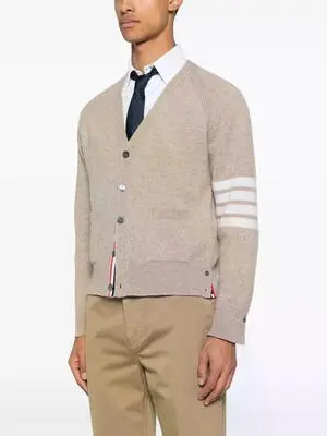 Thom Browne 4-bar Shetland Wool Cardigan