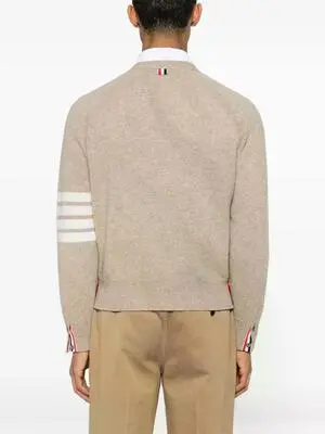 Thom Browne 4-bar Shetland Wool Cardigan