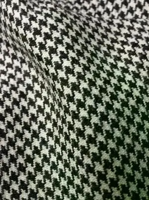 Alexander McQueen Houndstooth Asymmetric Midi Dress