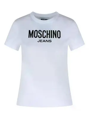 Moschino Logo-print Cotton T-shirt - White