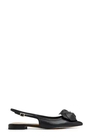 Ted Baker London Lili Rose Pointed Toe Slingback Flat - Black