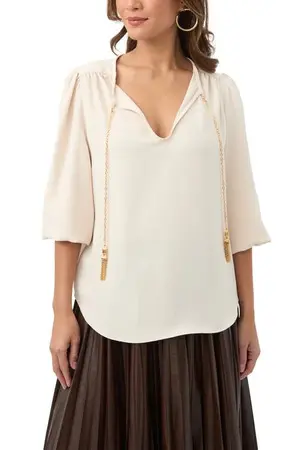 Trina Turk V Neck Blouses