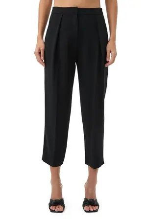 Trina Turk Larch Ankle Length Suiting Pant - Black