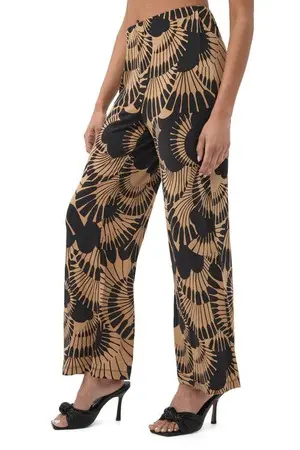 Trina Turk Atoll Printed Jersey Pant