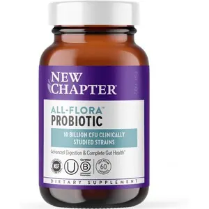 NEW CHAPTER Probiotic All-flora 60 Capsules - One-color