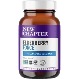 NEW CHAPTER Elderberry Force 30 Capsules - One-color