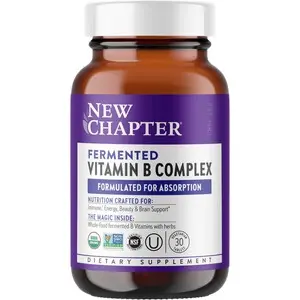 NEW CHAPTER Fermented Vitamin B Complex 30 Tablets - One-color