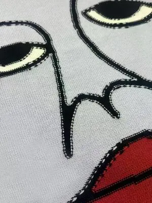 HACULLA. Face-print Frayed Jumper