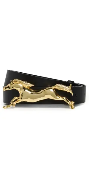 Johanna Ortiz Iconic Imagery Belt - Midnight Black/gold