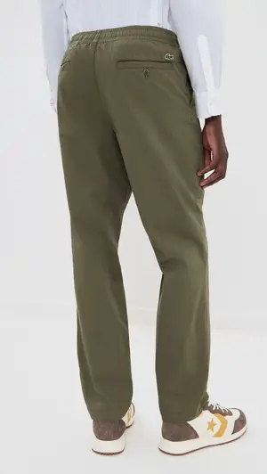 Lacoste Regular Fit Pull On Chinos