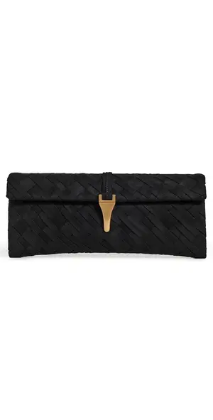 Jw Pei Zaria Woven Clutch - Black