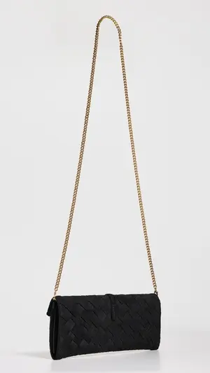 Jw Pei Zaria Woven Clutch - Black