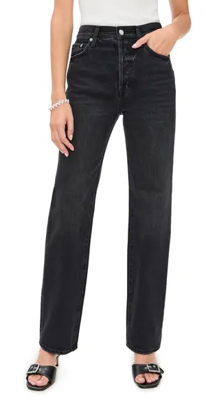 PISTOLA Cassie Straight Leg Jeans - Stormy
