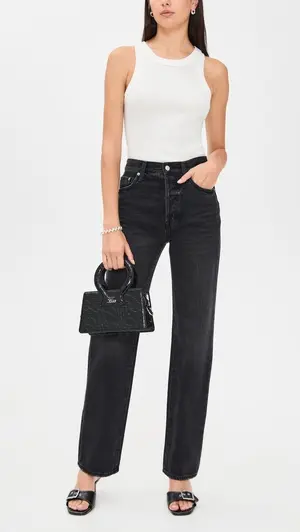 PISTOLA Cassie Straight Leg Jeans - Stormy