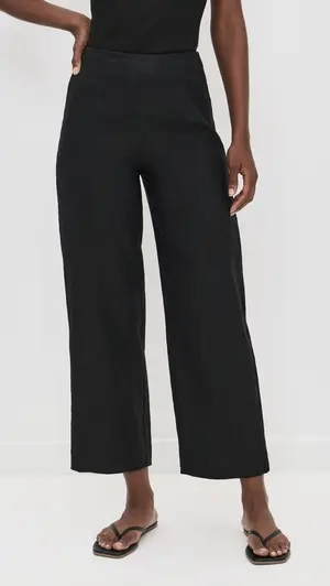 Posse Noelle Wide Leg Linen Pants