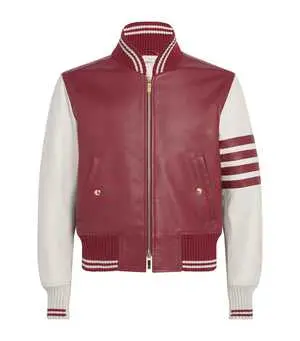 Thom Browne Leather Outerwear For Men